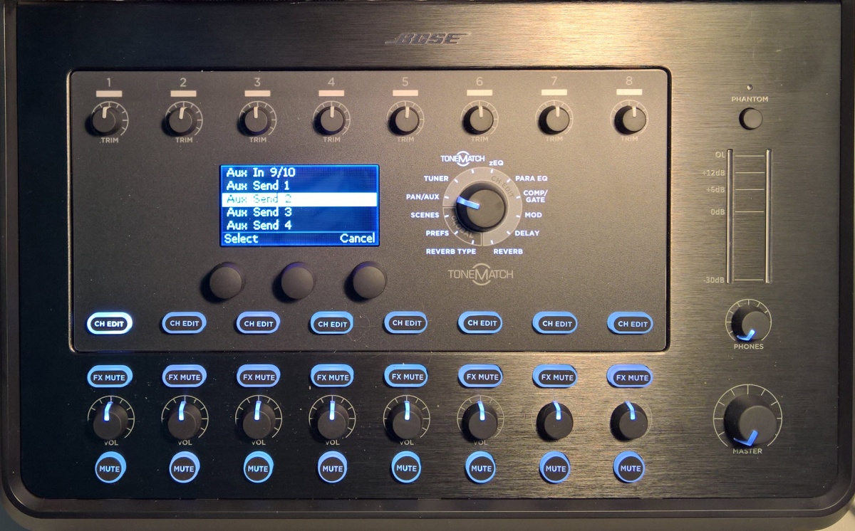 T4S/T8S ToneMatch® Mixer - Bose Portable PA Encyclopedia